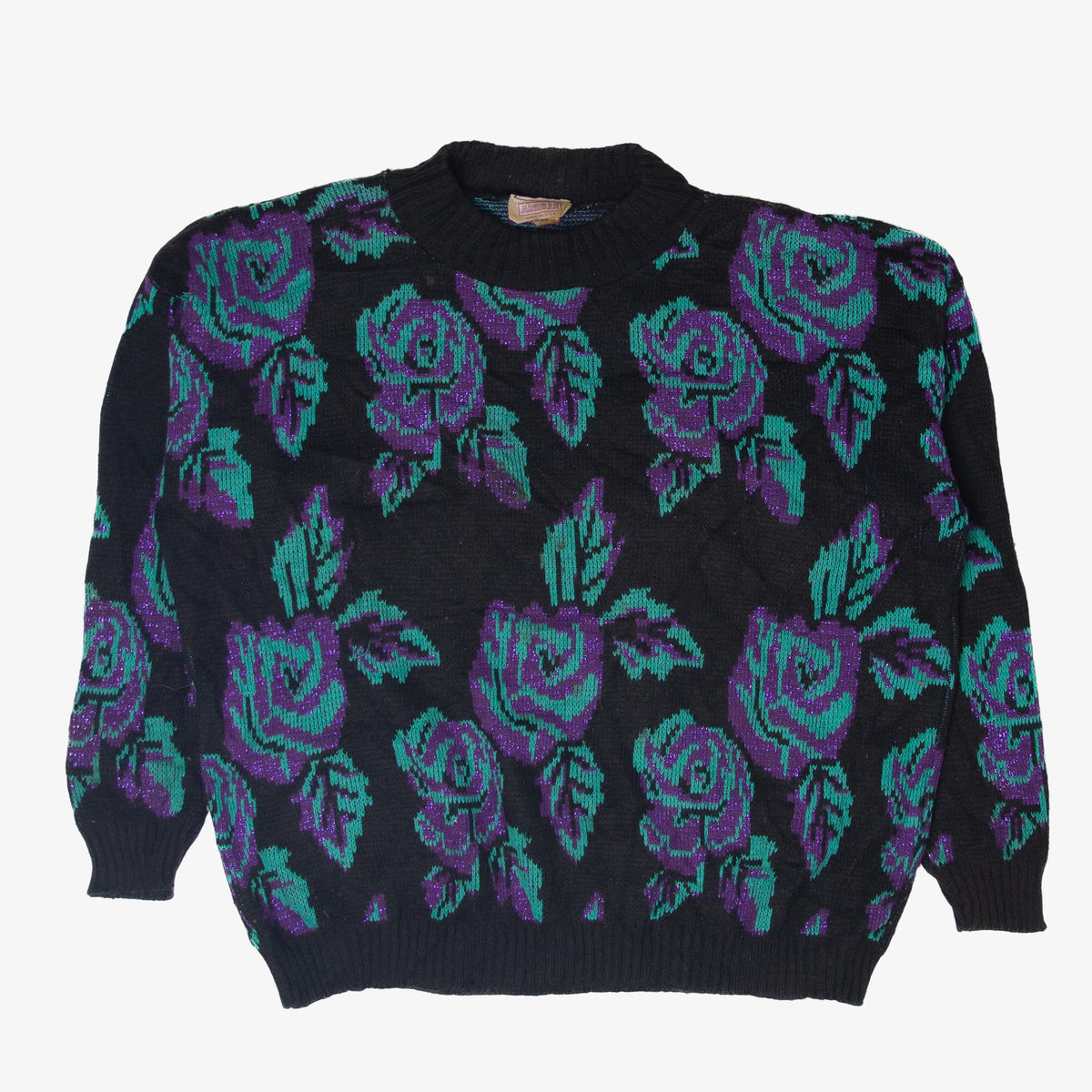 Vintage Arielle Blue Rose 80s Sweater (1980s) – Ragstock
