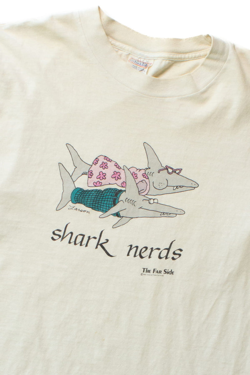 Vintage The Far Side Shark Nerds T-Shirt (1980s) – Ragstock
