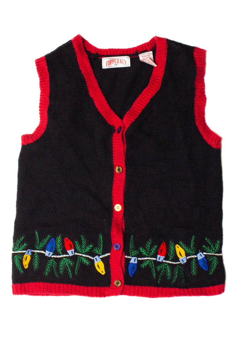 Black Ugly Christmas Vest 59523 – Ragstock