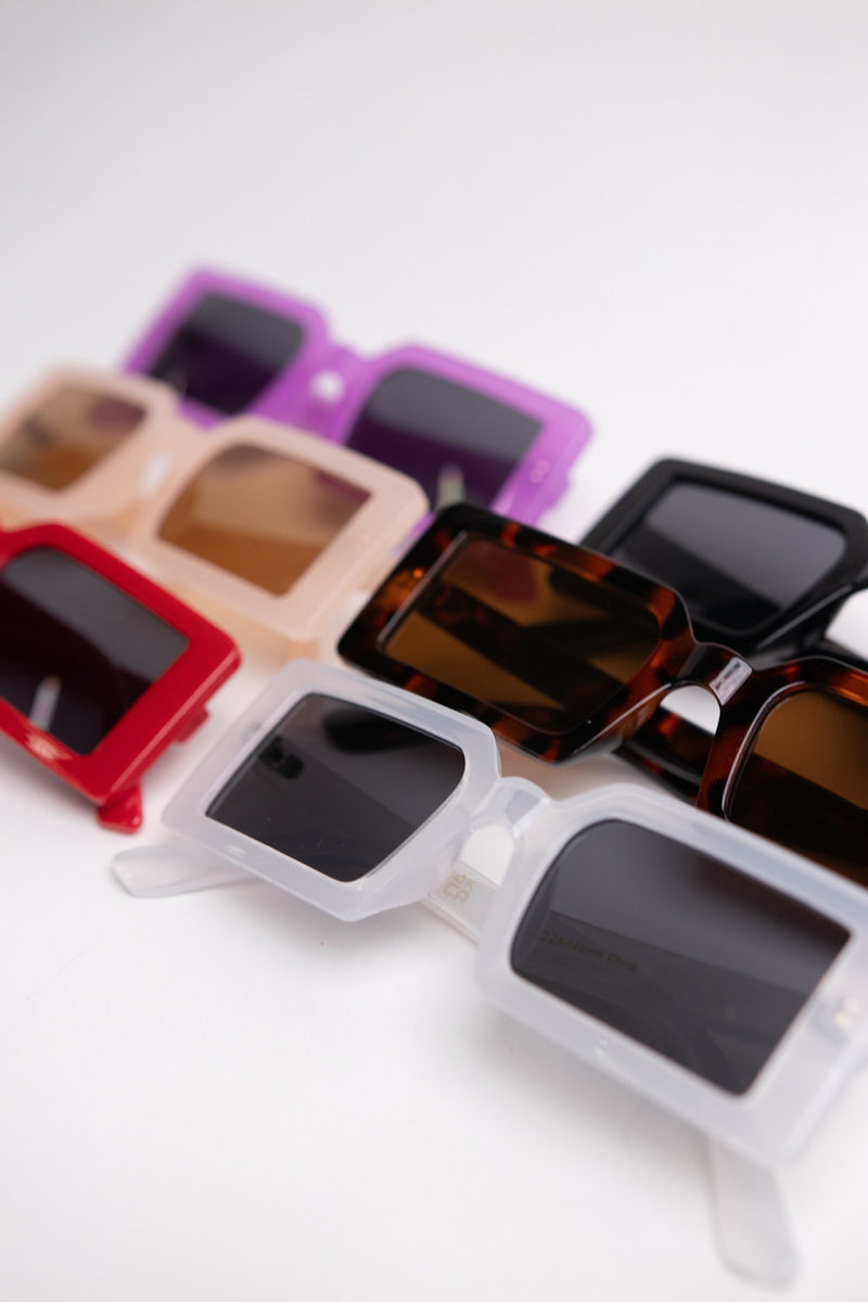 Thick Frame Rectangle Sunglasses – Ragstock