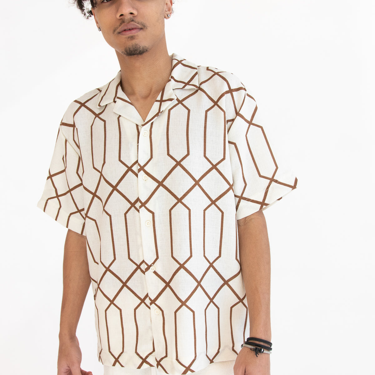 Modern Art Deco Button Up Shirt – Ragstock