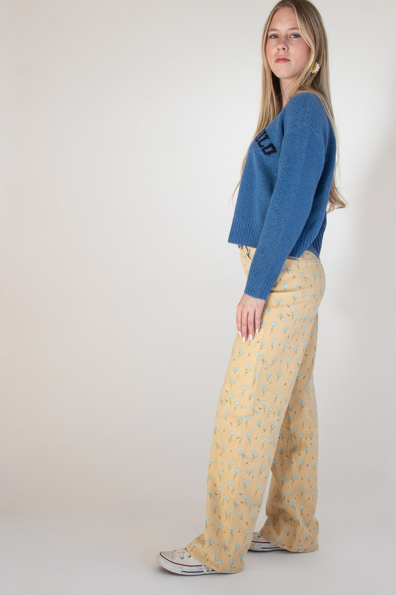 Forget-Me-Not Floral Jeans – Ragstock