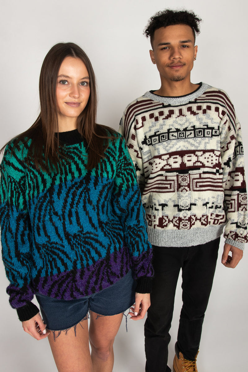 Premium Mystery Vintage 80s Style Sweater – Ragstock