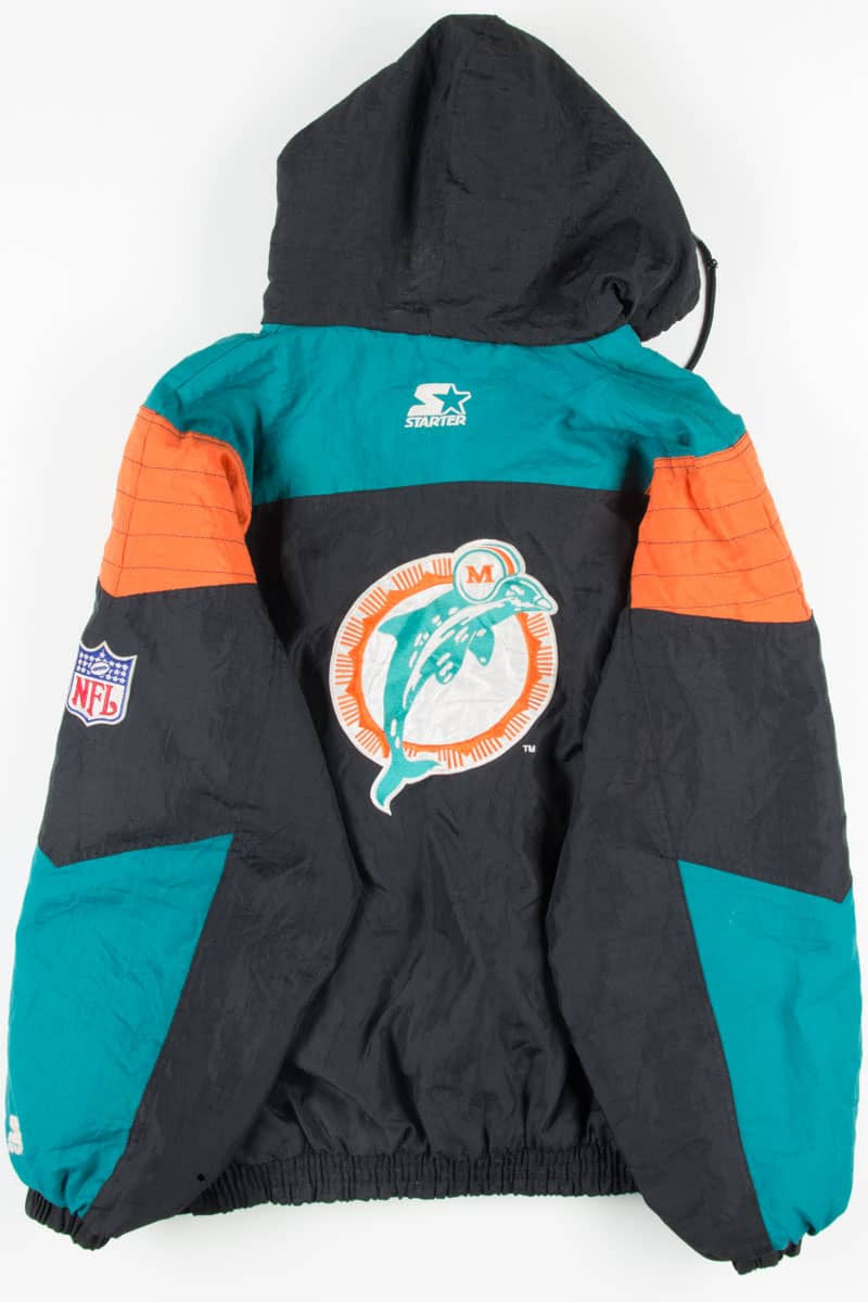 90s Miami Dolphins Starter Jacket – Ragstock 90s Miami Dolphins Starter Jacket – Ragstock