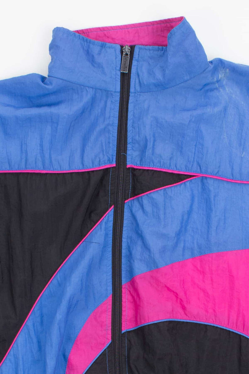 Pink and Blue Vintage Reebok Jacket – Ragstock