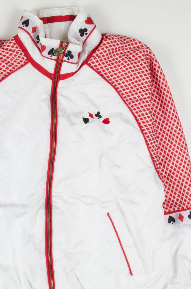 90s Poker Card Suits Jacket 18809 – Ragstock