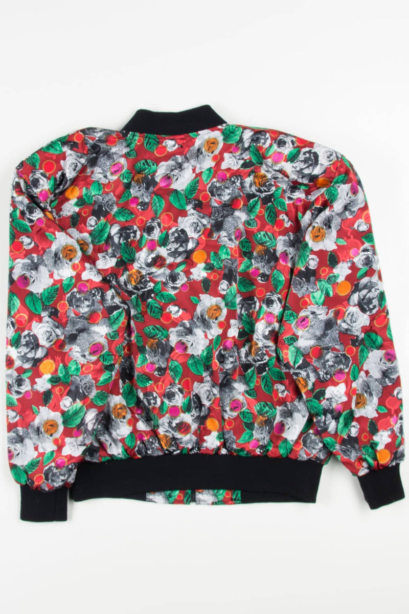Vintage Roses Bomber Jacket 19552 – Ragstock