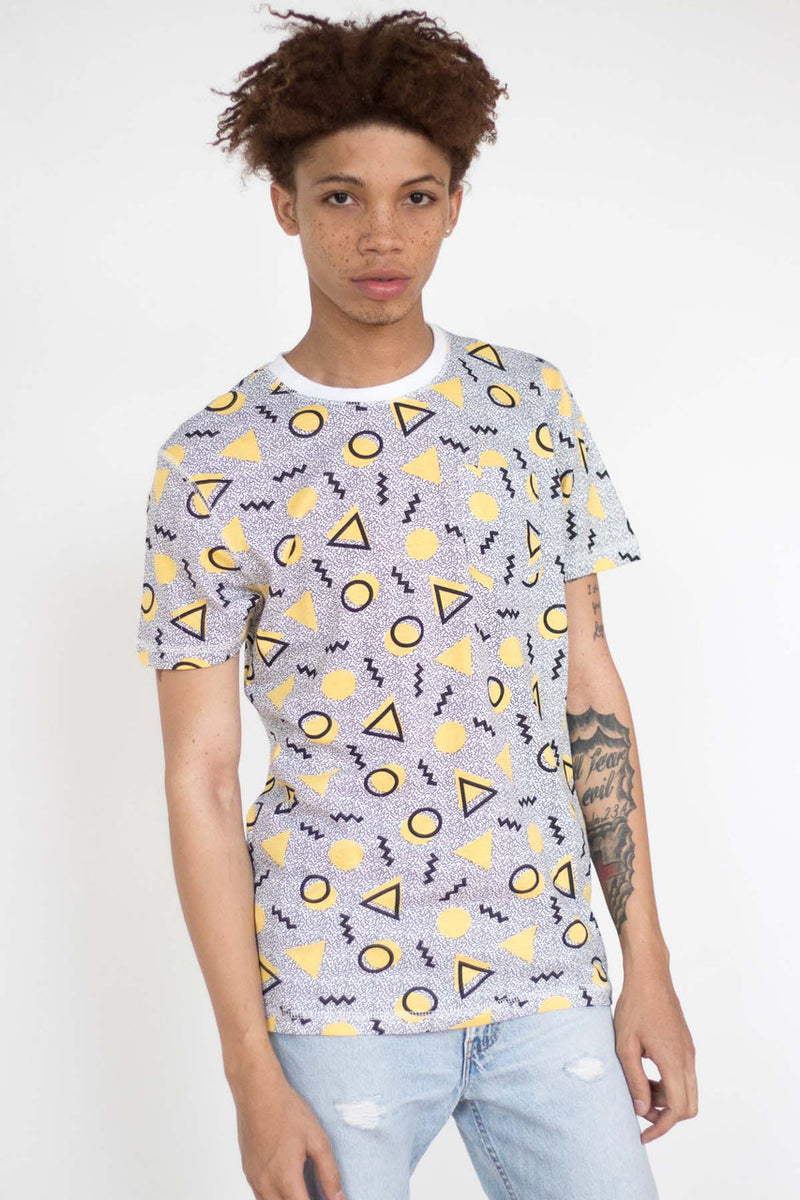 Black & Yellow 80s Pocket Tee – Ragstock