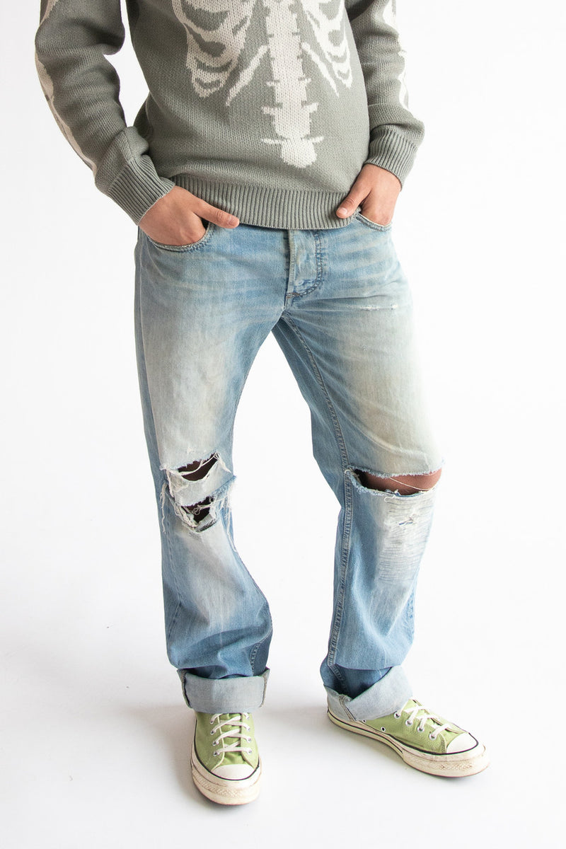 Diesel Larkee Distressed Denim Jeans (2000s) – Ragstock