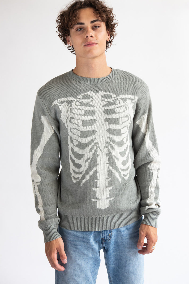 Skeleton Bones Sweater – Ragstock