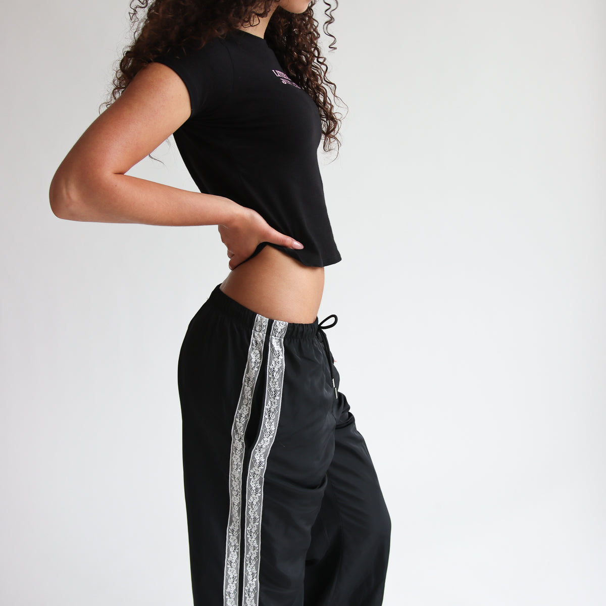 Lace Stripe Track Pants – Ragstock
