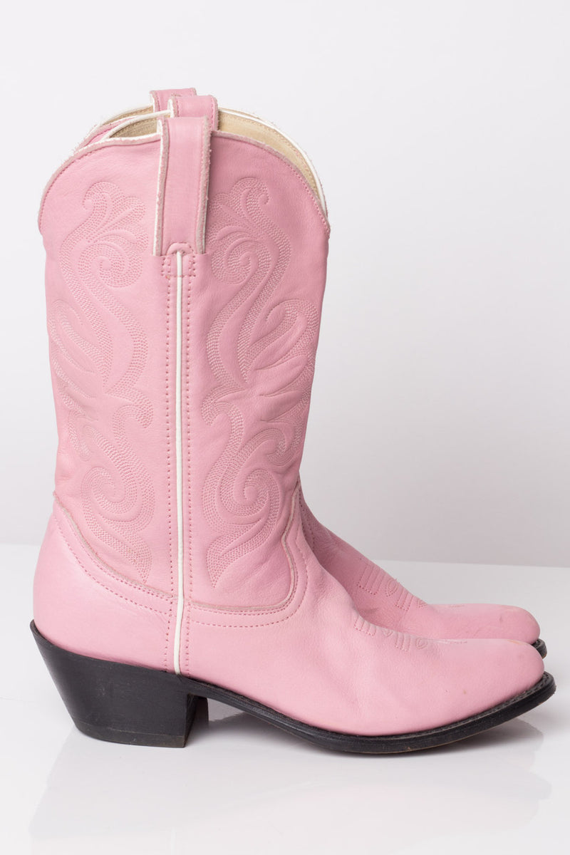 Pink Durango Vintage Cowboy Boots (7 M) – Ragstock