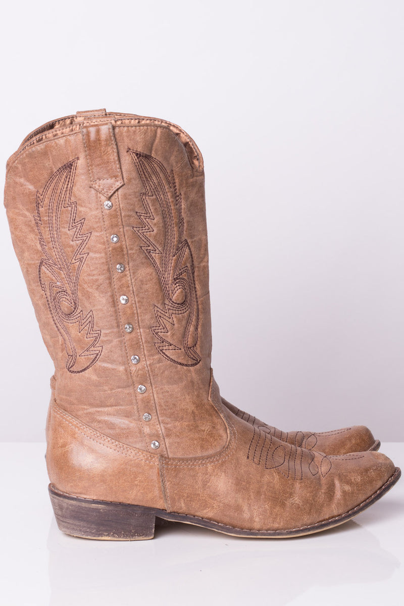 Side Studded Vintage Cowboy Boots – Ragstock