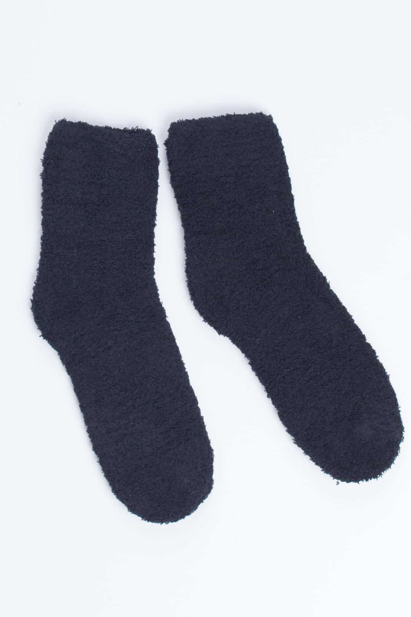 Black Fuzzy Socks – Ragstock