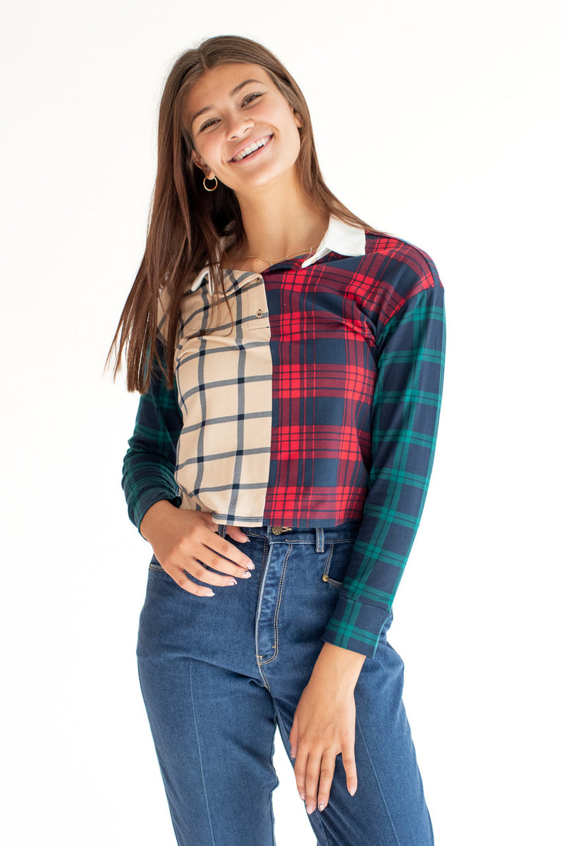 Mixed Plaid Multicolor Shirt – Ragstock