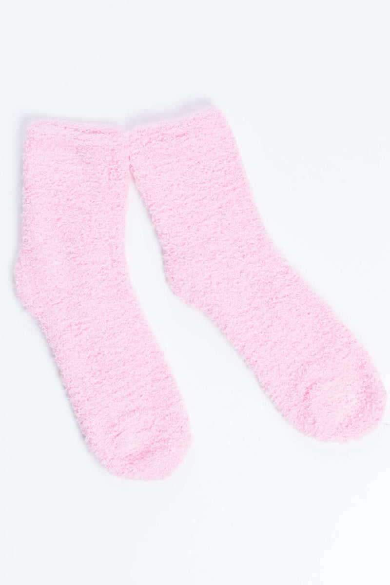 Pink Fuzzy Socks – Ragstock