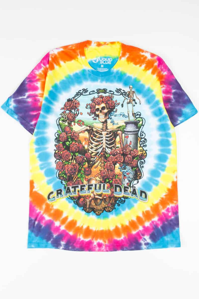 Rainbow Bertha Tie Dye Grateful Dead T-Shirt – Ragstock