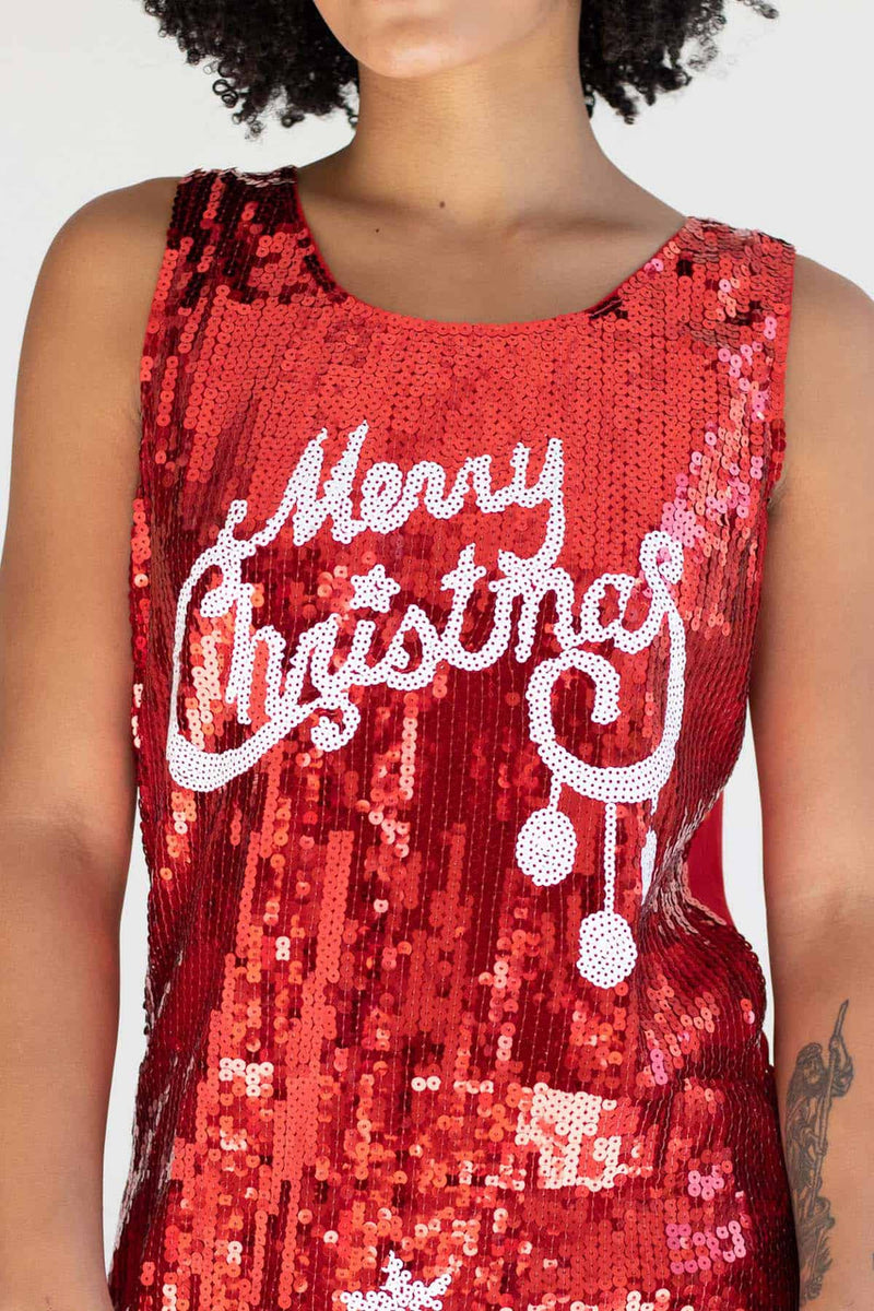 Sequin Merry Christmas Dress – Ragstock