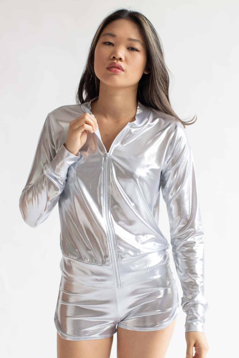 Silver Metallic Jacket 2 – Ragstock