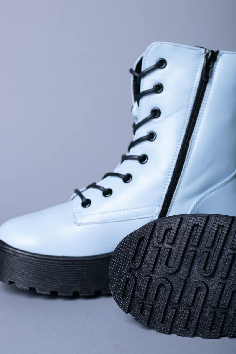 Sky Blue Platform Boots – Ragstock