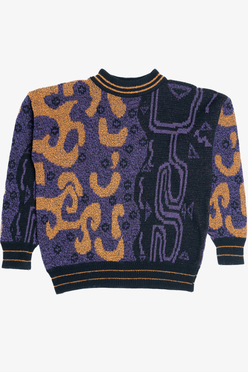 Vintage City Streets Abstract 80s Sweater (1980s) – Ragstock