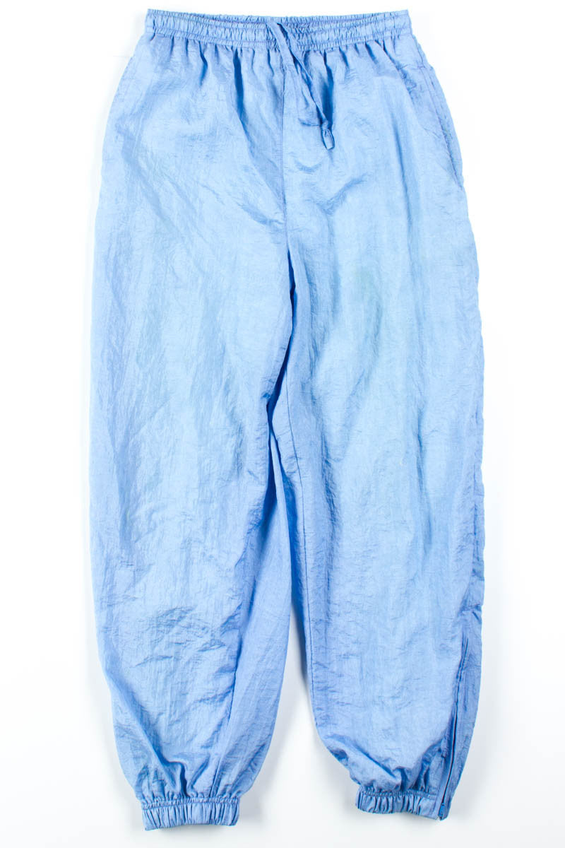 Light Blue Nylon Track Pants – Ragstock