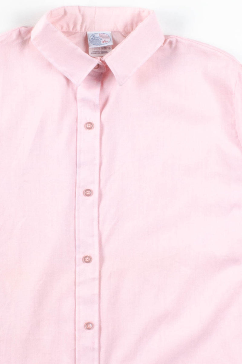 Pink Cuffed Button Up Shirt – Ragstock