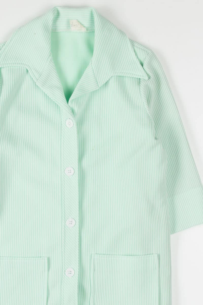 Vintage Green Striped Button Up Shirt – Ragstock