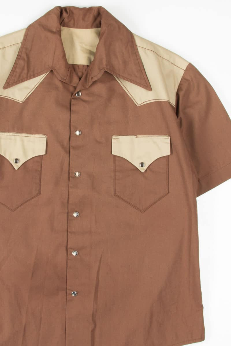 Vintage Brown Western Button Up Shirt – Ragstock