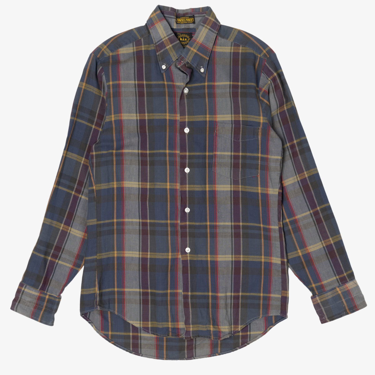 Vintage h.i.s Plaid Button Up Shirt (1990s) – Ragstock