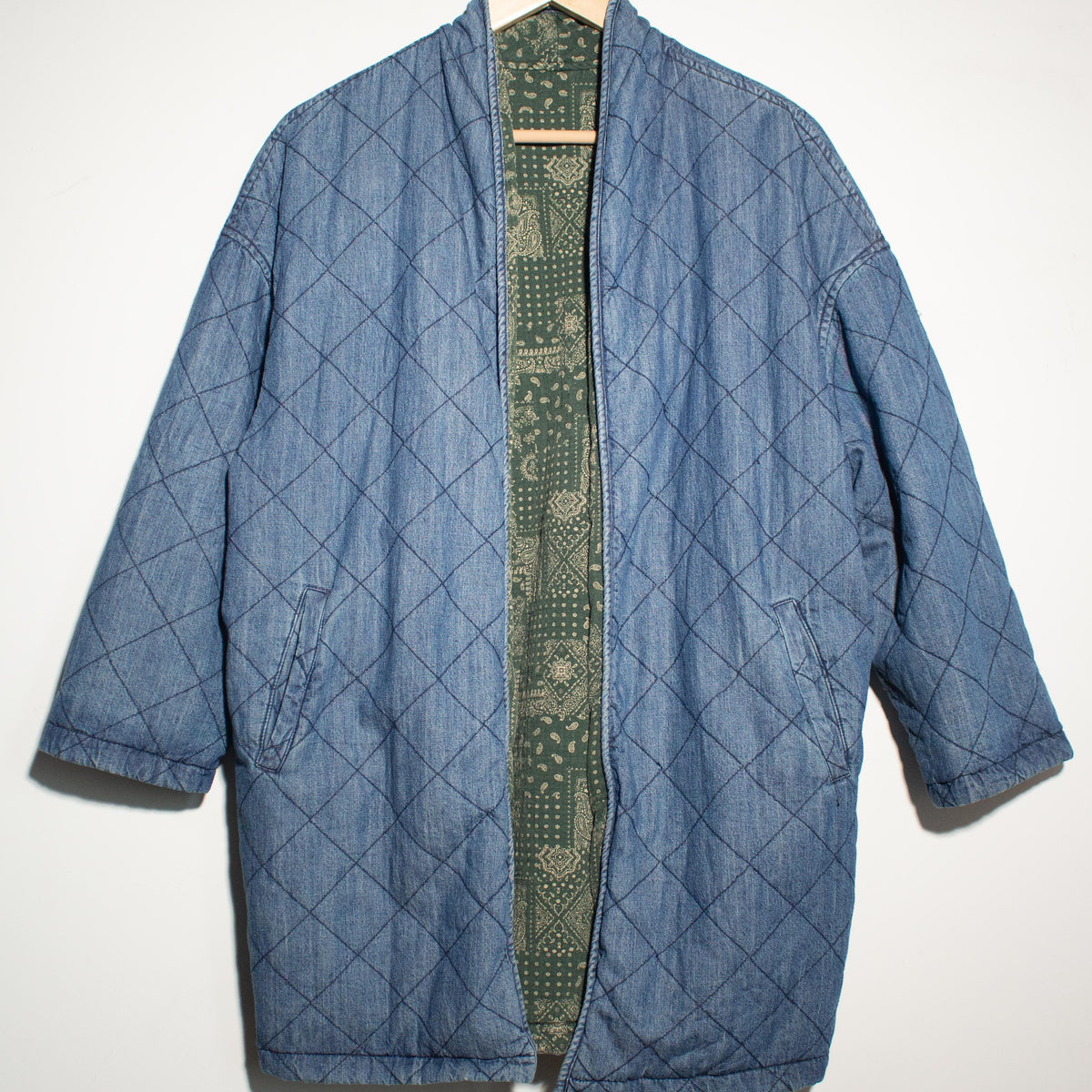 Current Air Reversible Denim Throw Jacket (2010s) – Ragstock