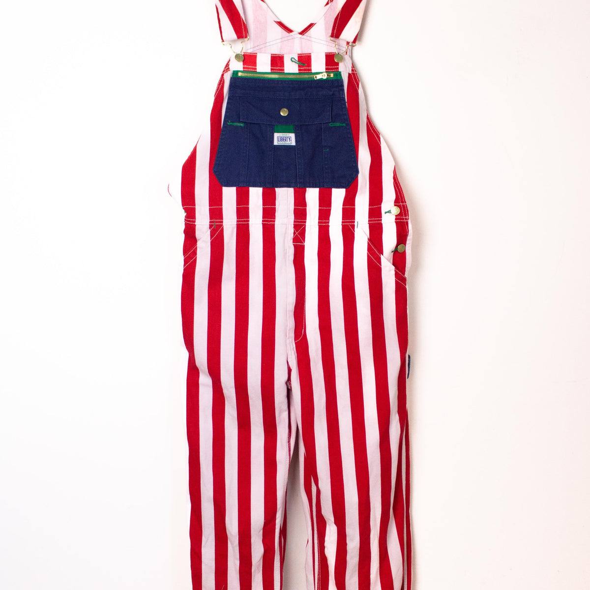 Vintage Red Striped Liberty Denim Overalls (2000s) – Ragstock