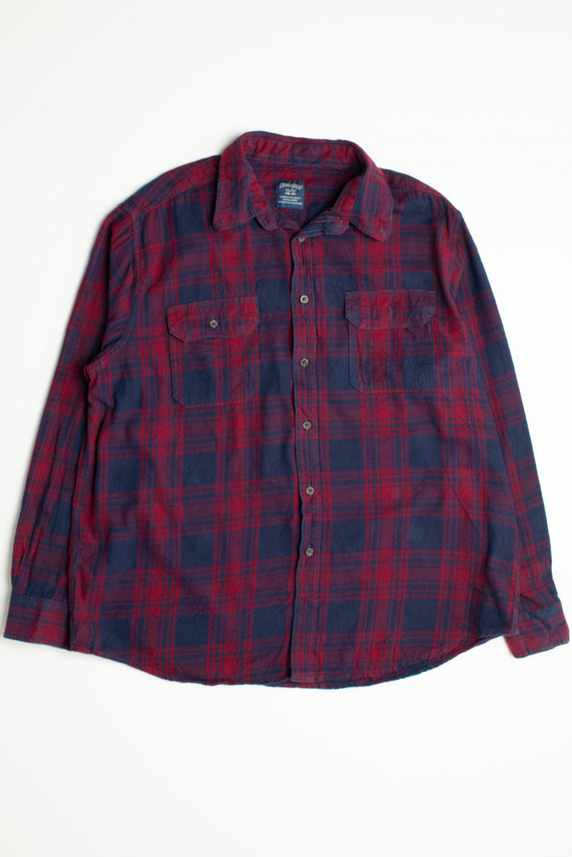 Vintage Dark Red Faded Glory Flannel Shirt – Ragstock