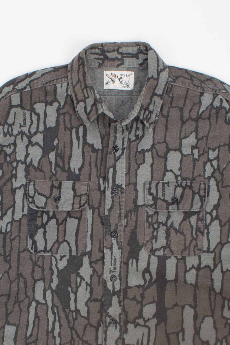 Vintage Grey Camo Flannel – Ragstock