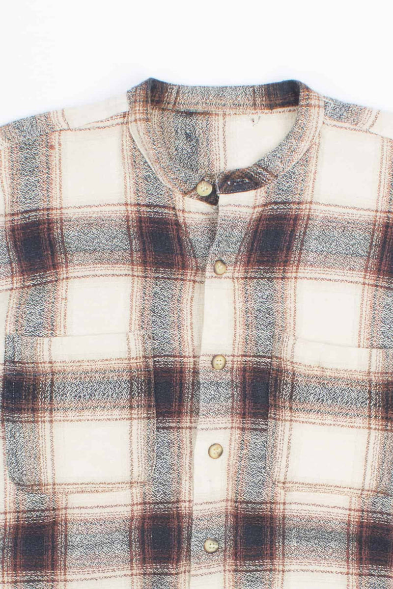 Vintage Band Collar Flannel – Ragstock
