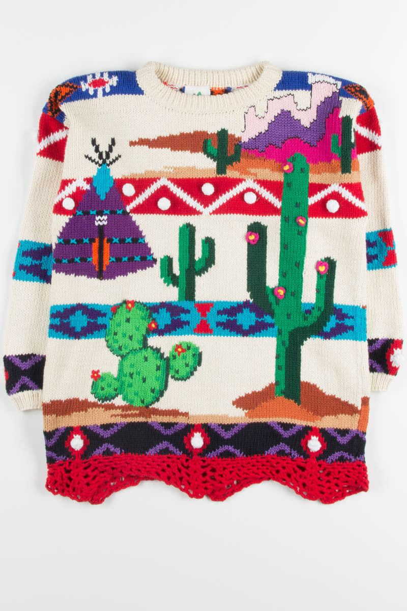 Vintage Desert Cactus Sweater – Ragstock