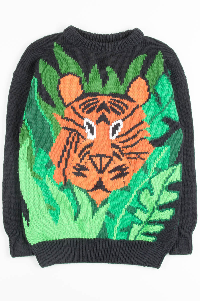 Vintage Tiger Print Sweater – Ragstock