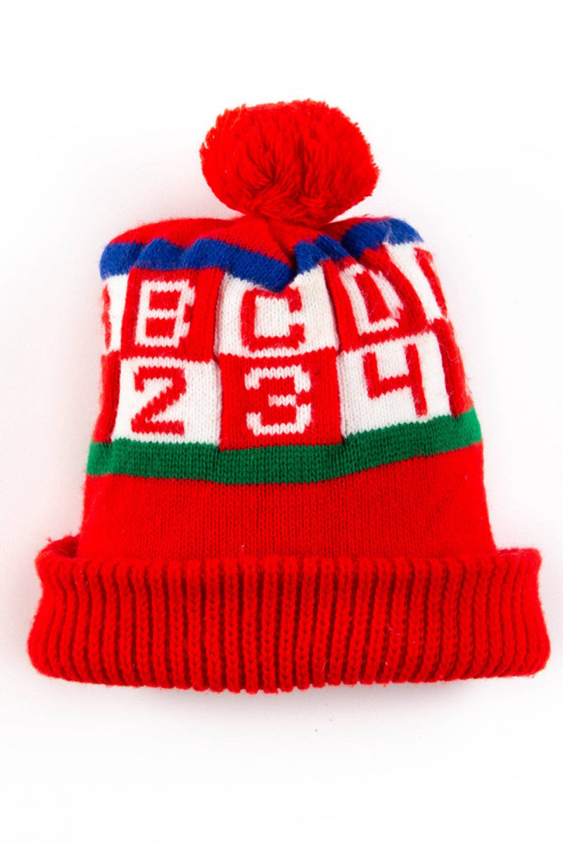 ABCD 1234 Pom Pom Beanie – Ragstock