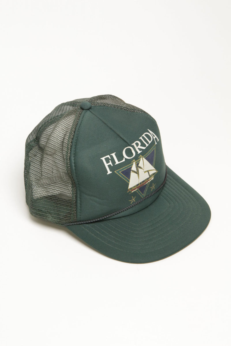Vintage Florida Sailing Ship Snapback Trucker Cap – Ragstock