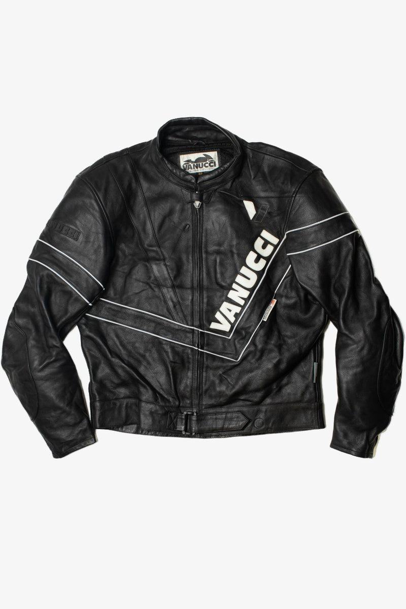 Vanucci EN 1621-1 Motorcycle Racing Armored Leather Jacket – Ragstock