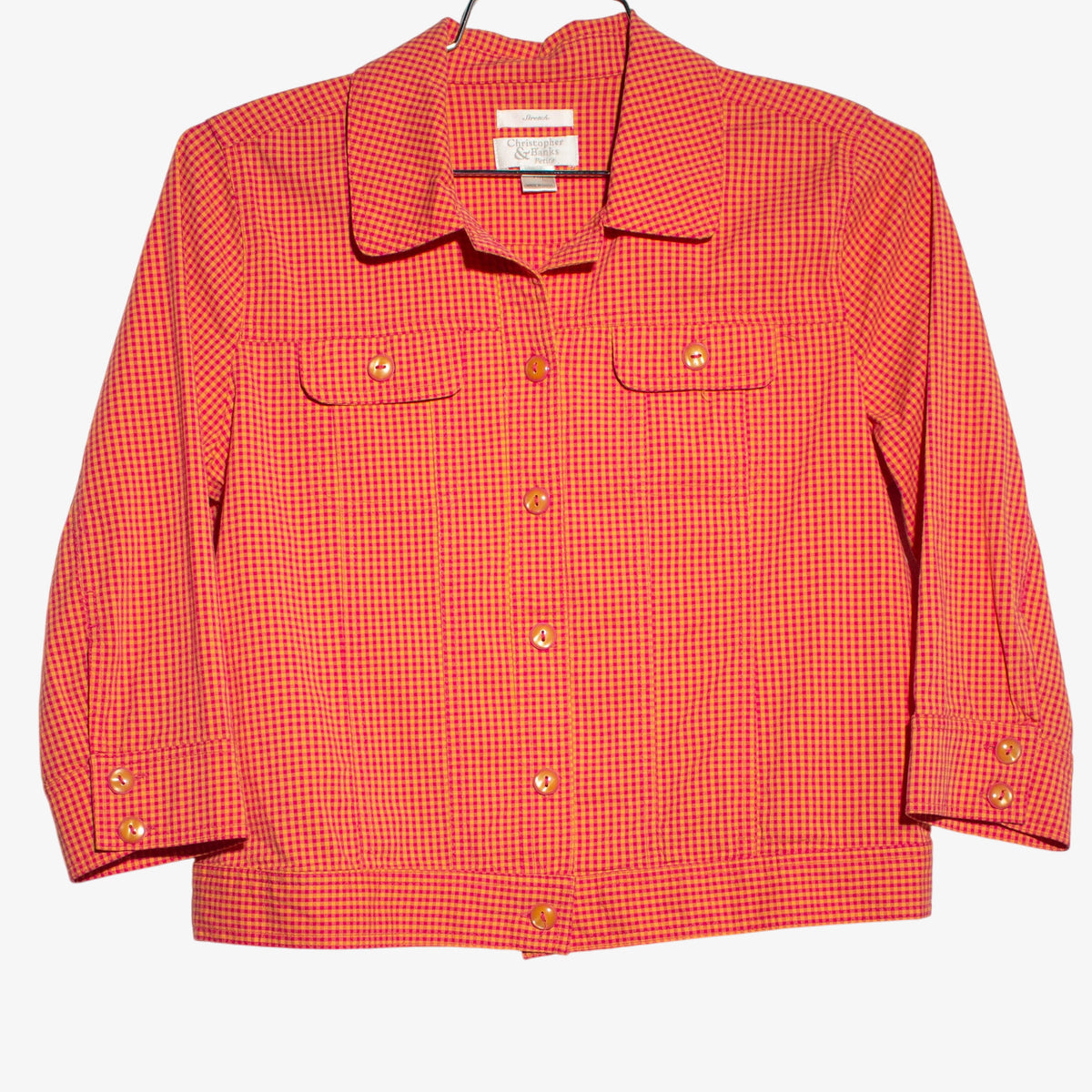 Vintage Orange Christopher & Banks Lightweight Jacket (1990s) – Ragstock