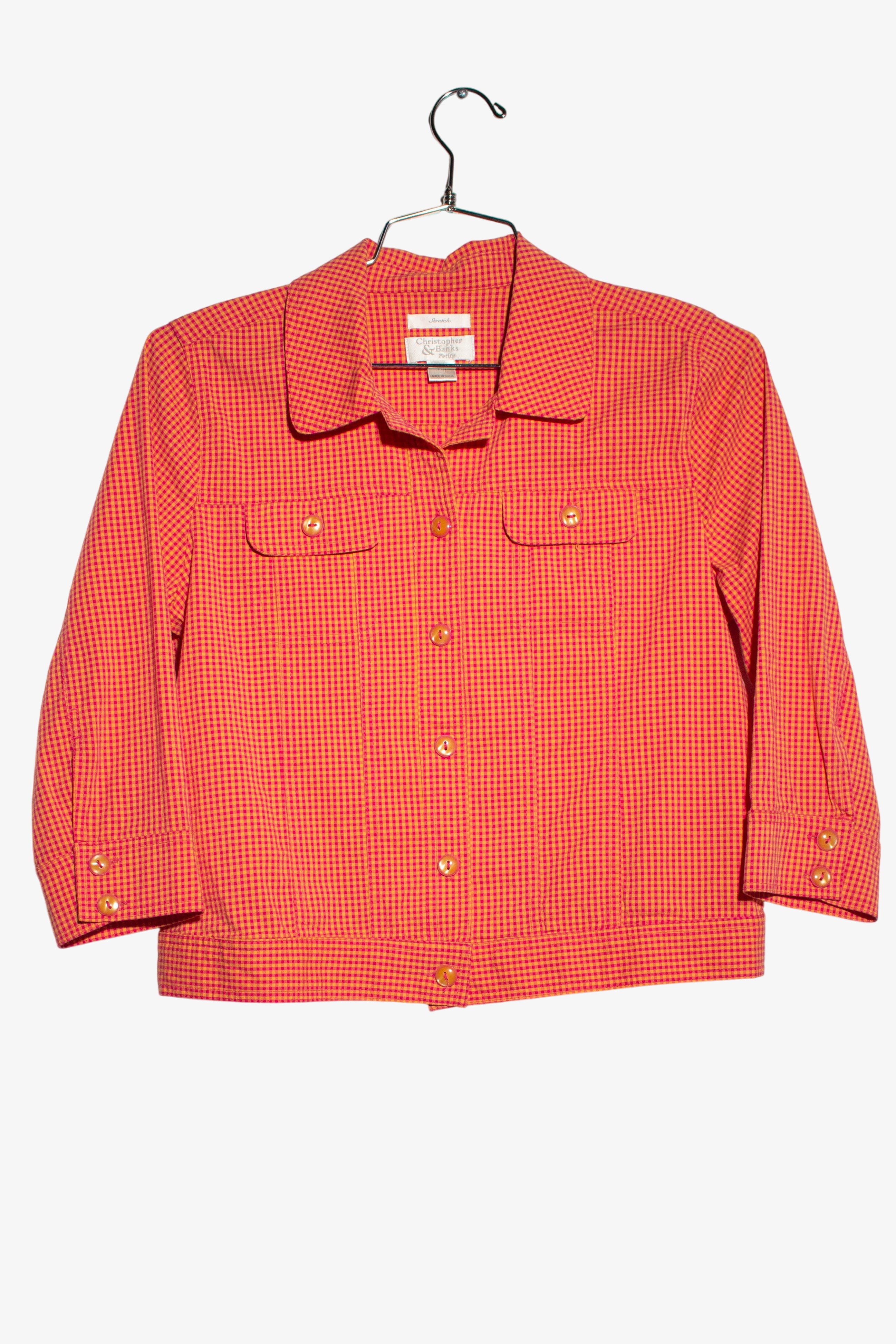 Vintage Orange Christopher & Banks Lightweight Jacket (1990s) – Ragstock