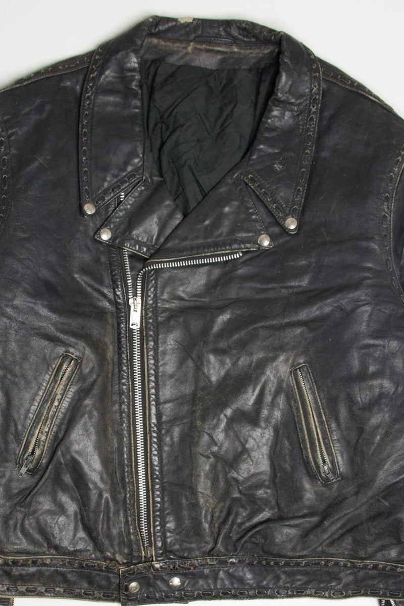Vintage Stitched Edge Motorcycle Jacket 323 – Ragstock