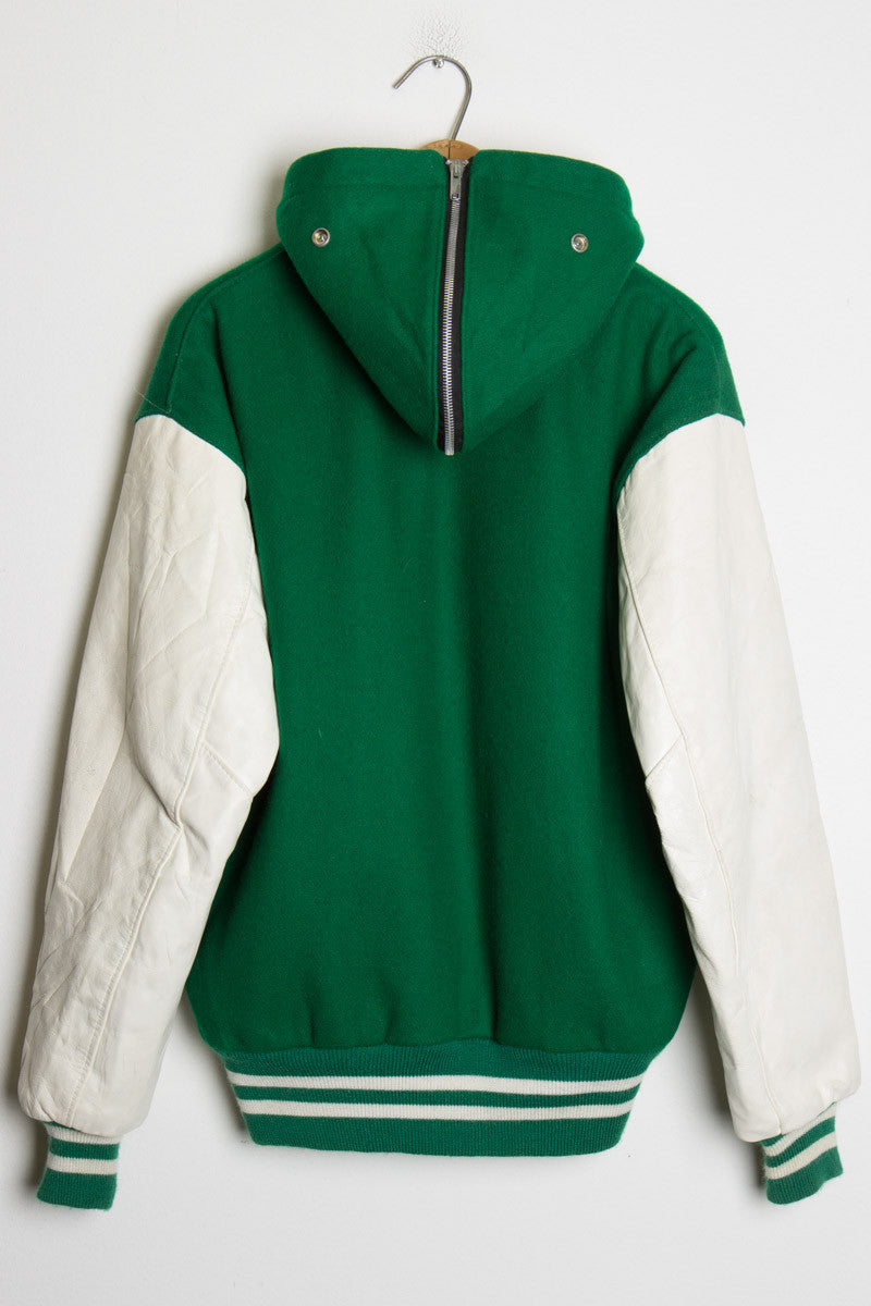 Green Varsity Jacket w/ Hood – Ragstock