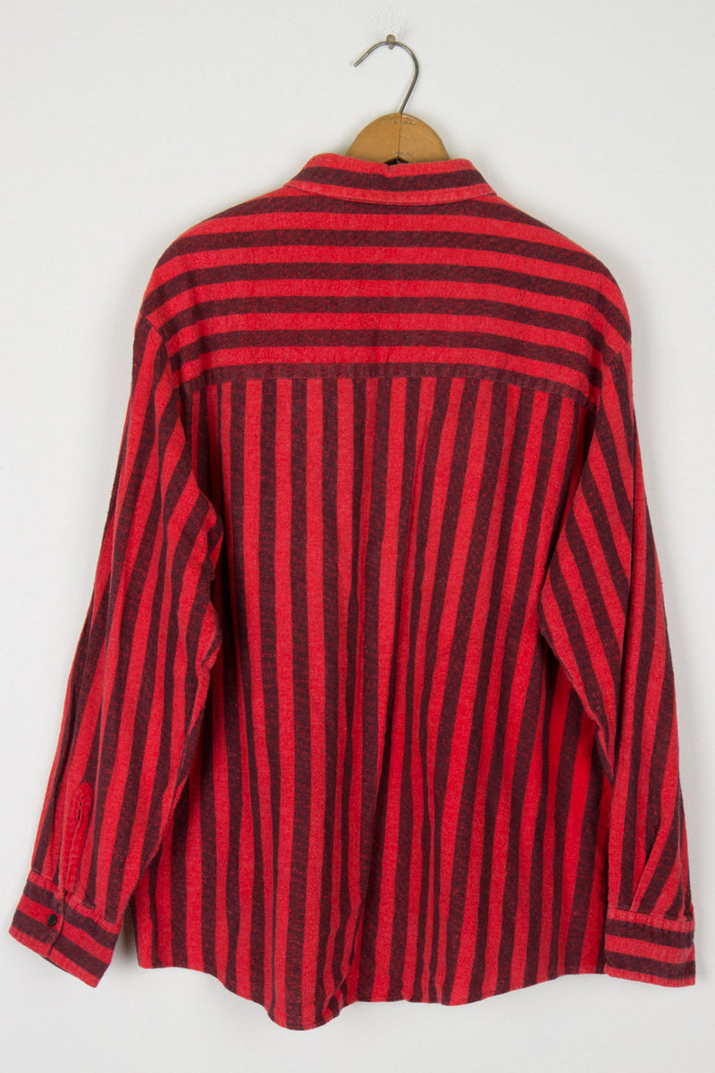 Red Striped Button Up – Ragstock