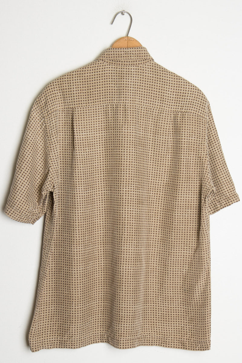 Tan S/S Silk Shirt – Ragstock