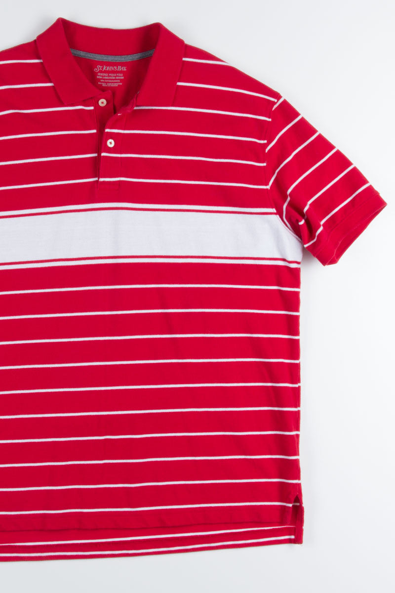 Red Striped Polo Shirt – Ragstock