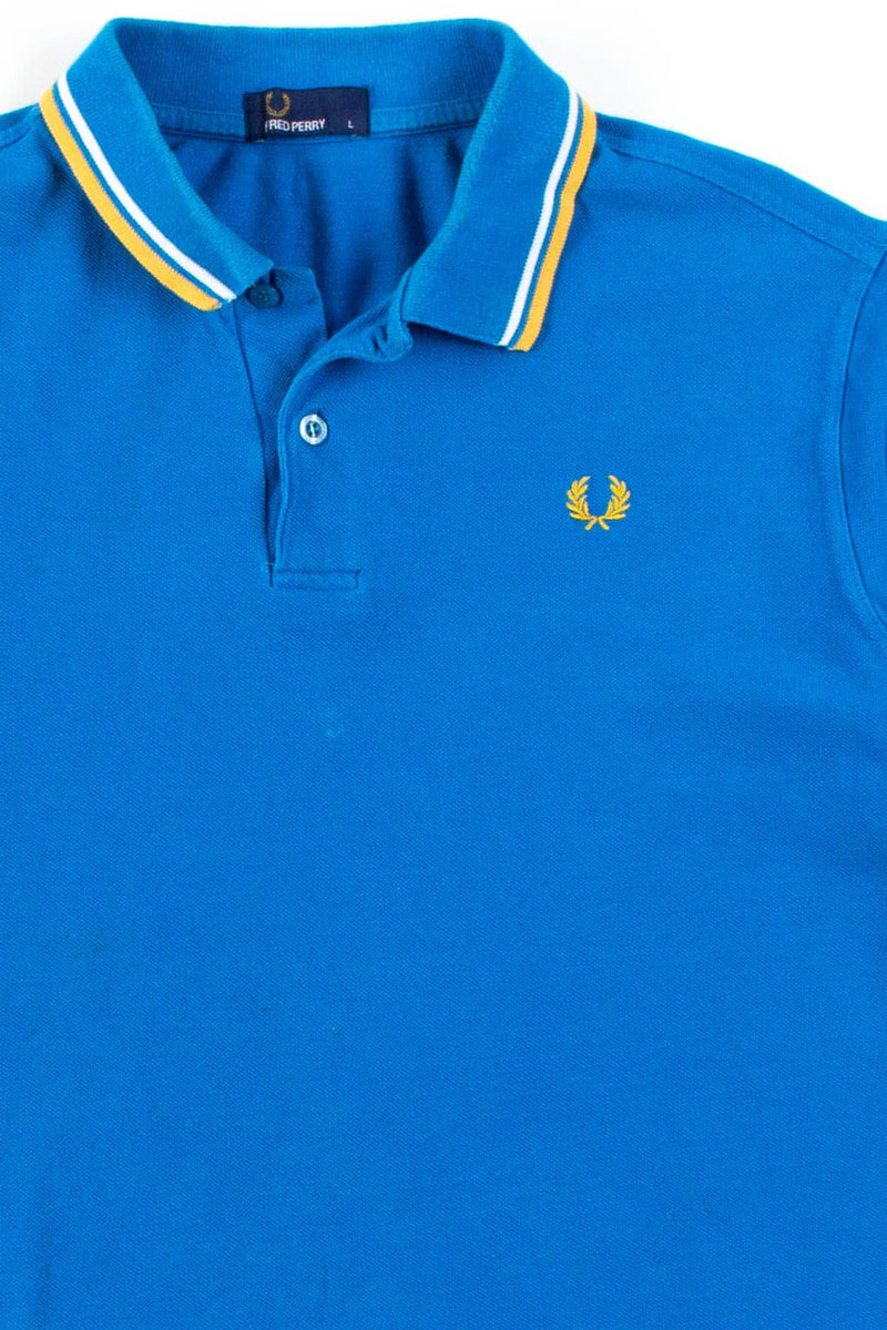 Blue & Yellow Fred Perry Polo Shirt – Ragstock