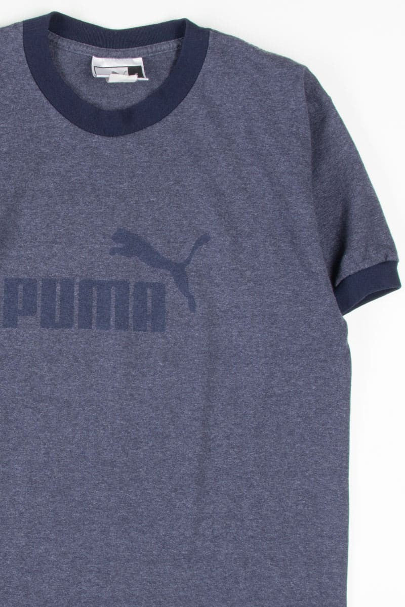 Navy Puma Ringer T-Shirt – Ragstock