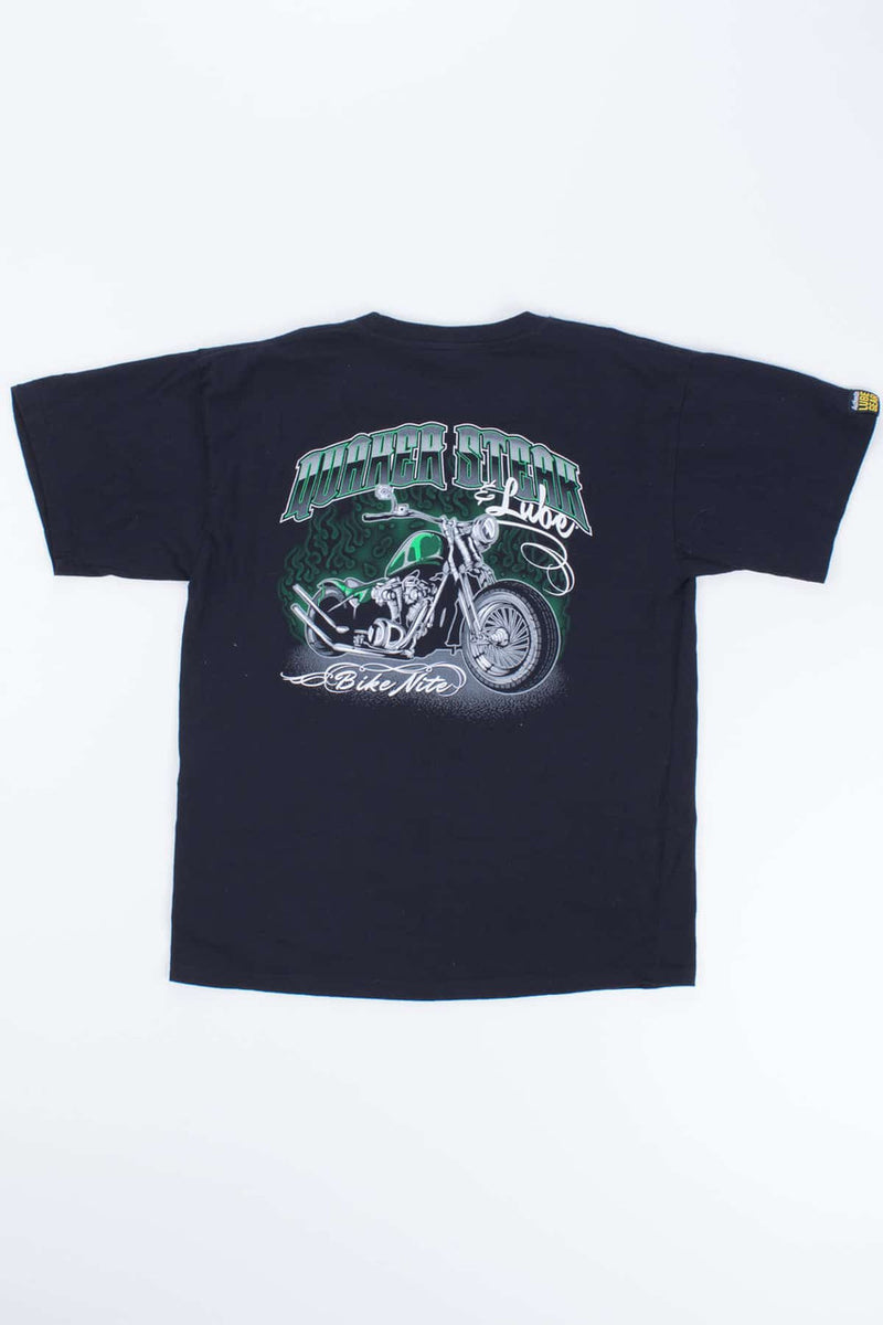 Quaker Steak & Lube Bike Nite Black T-shirt – Ragstock